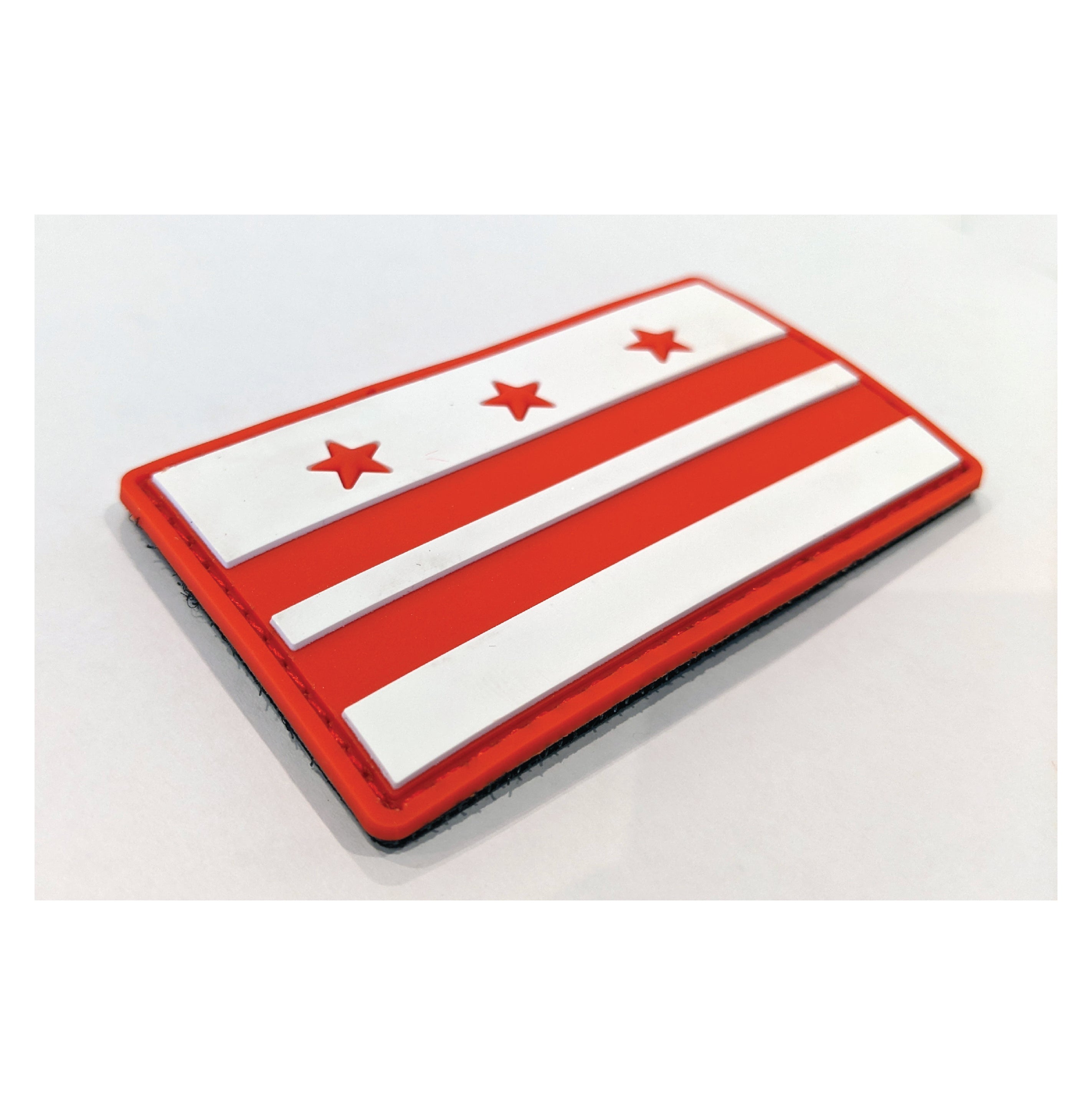 Washington DC PVC Rubber 3D patch - Hook and Loop Fastener – Sneekis