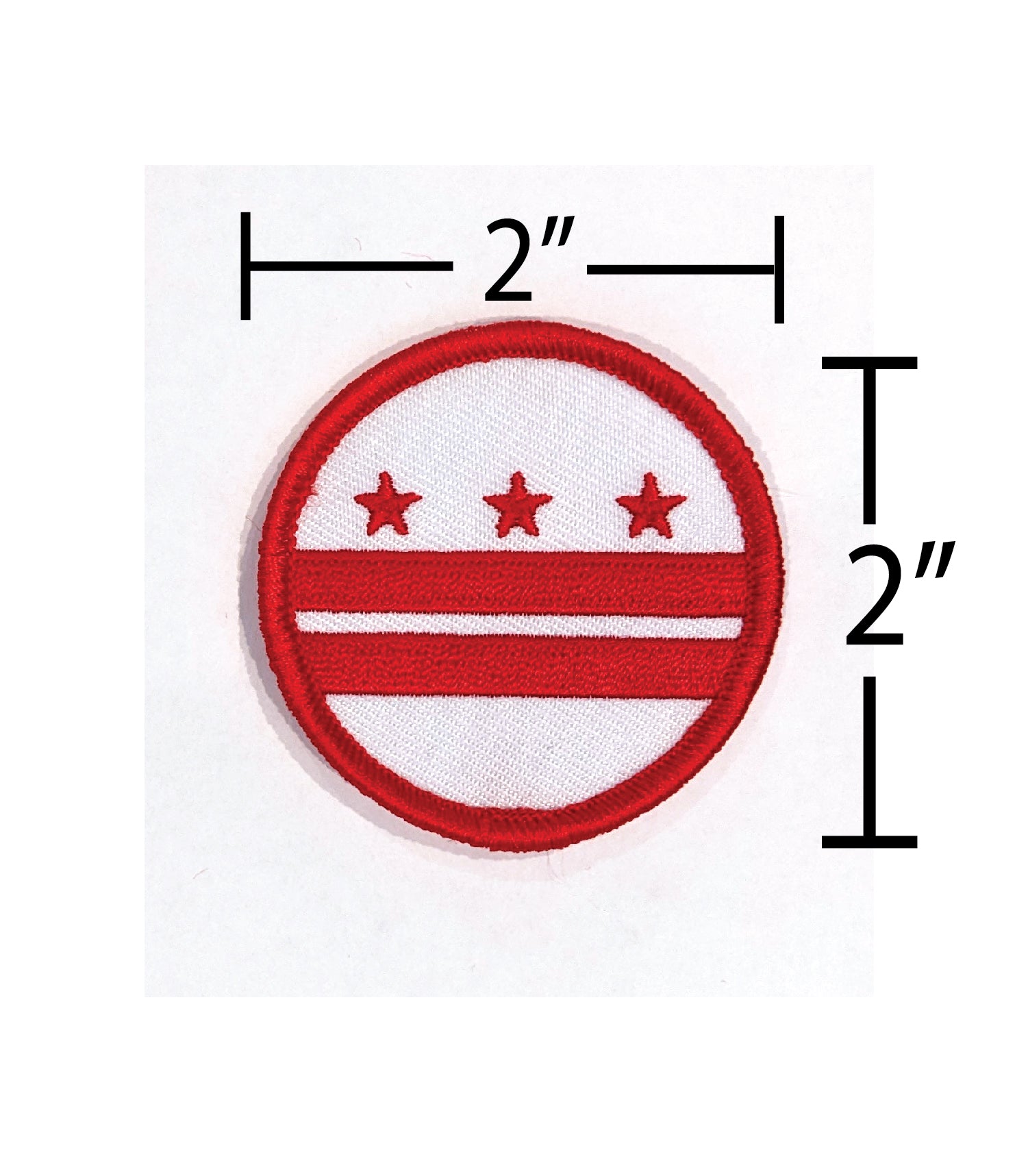 Washington DC Flag Roundel Patch – Sneekis